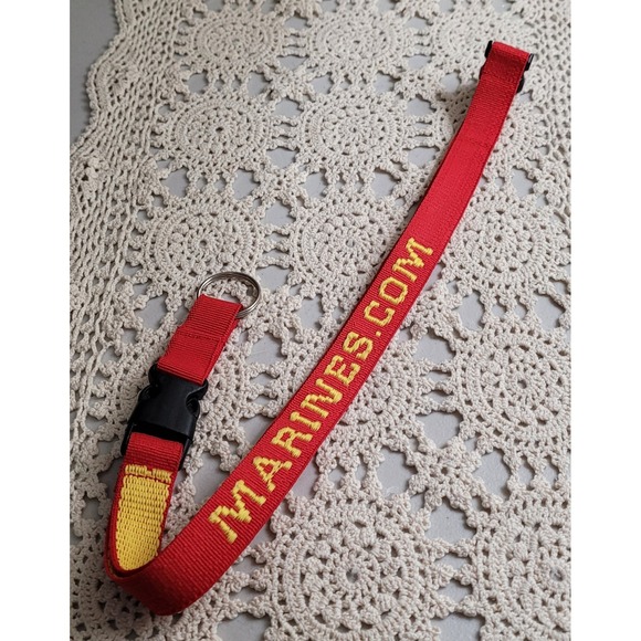Accessories | Usmc Us Marine Corps Veteran Breakaway Lanyard Red Yellow ...